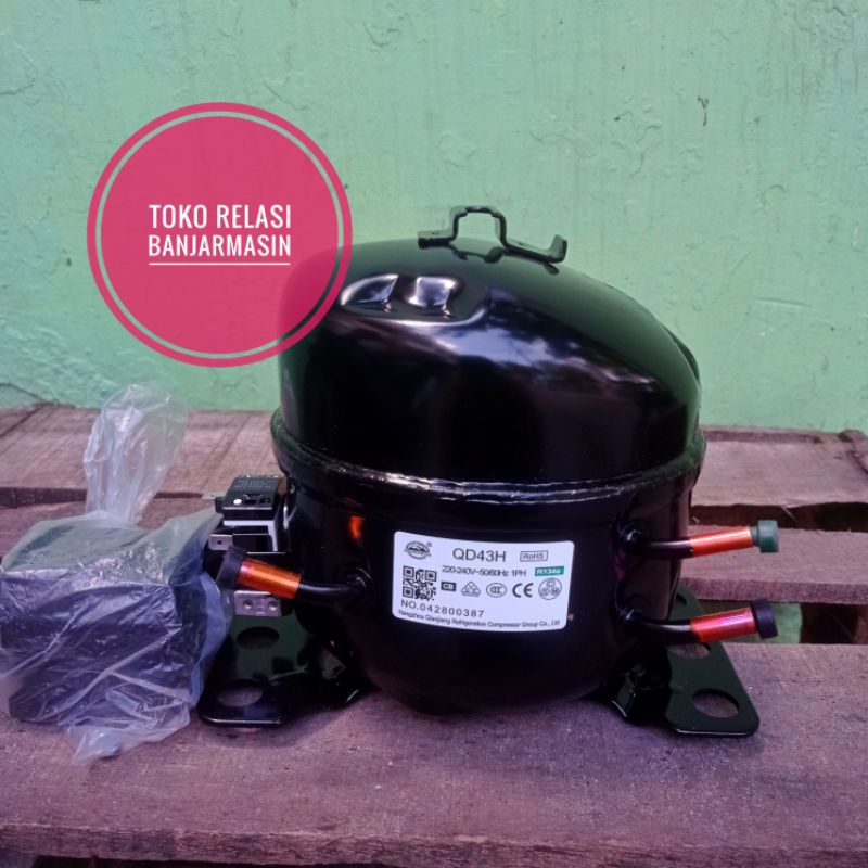 Jual Kompresor kulkas /kompresor kulkas 1/5 pk/ Kompresor merk QD | Shopee Indonesia