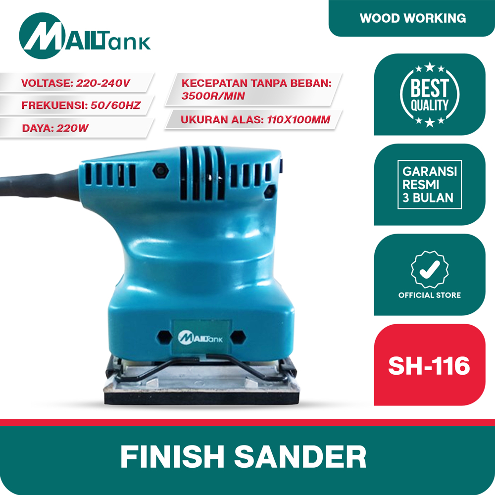 Jual Mailtank Sh116-Elektrik Sander Mesin Amplas Kayu Mesin Amplas ...