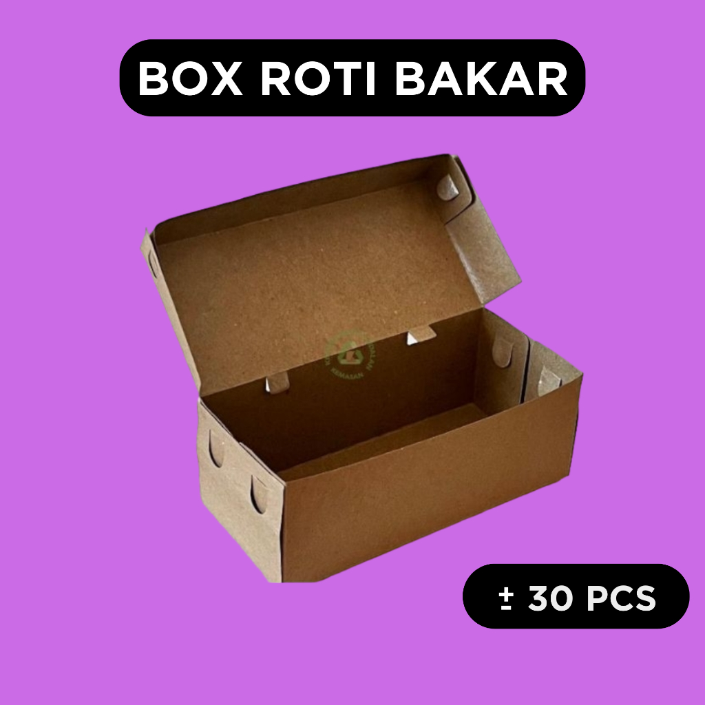 Jual 30 Pcs Box Roti Bakar Dus Roti Bakar Bandung Kotak Roti Bakar Box ...