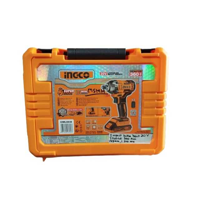 Jual Impact wrench brushless cordless 20V/Mesin buka baut impact INGCO ...