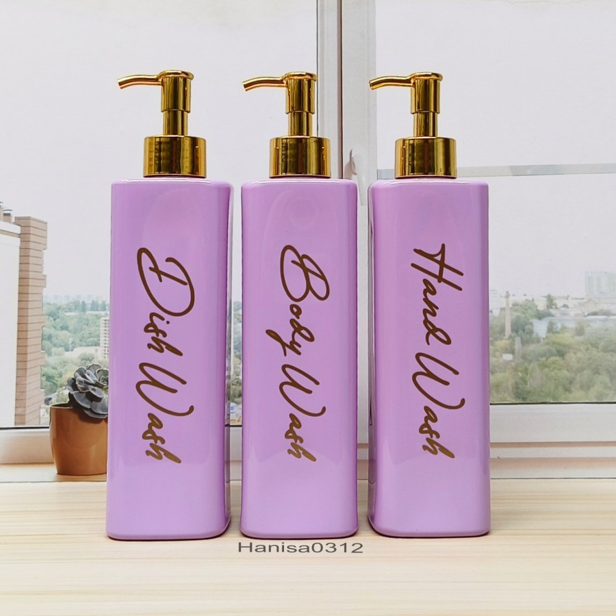 Jual Botol Sabun Pump Bottle Refill Shampoo Sabun Cuci Tangan Hand Soap ...