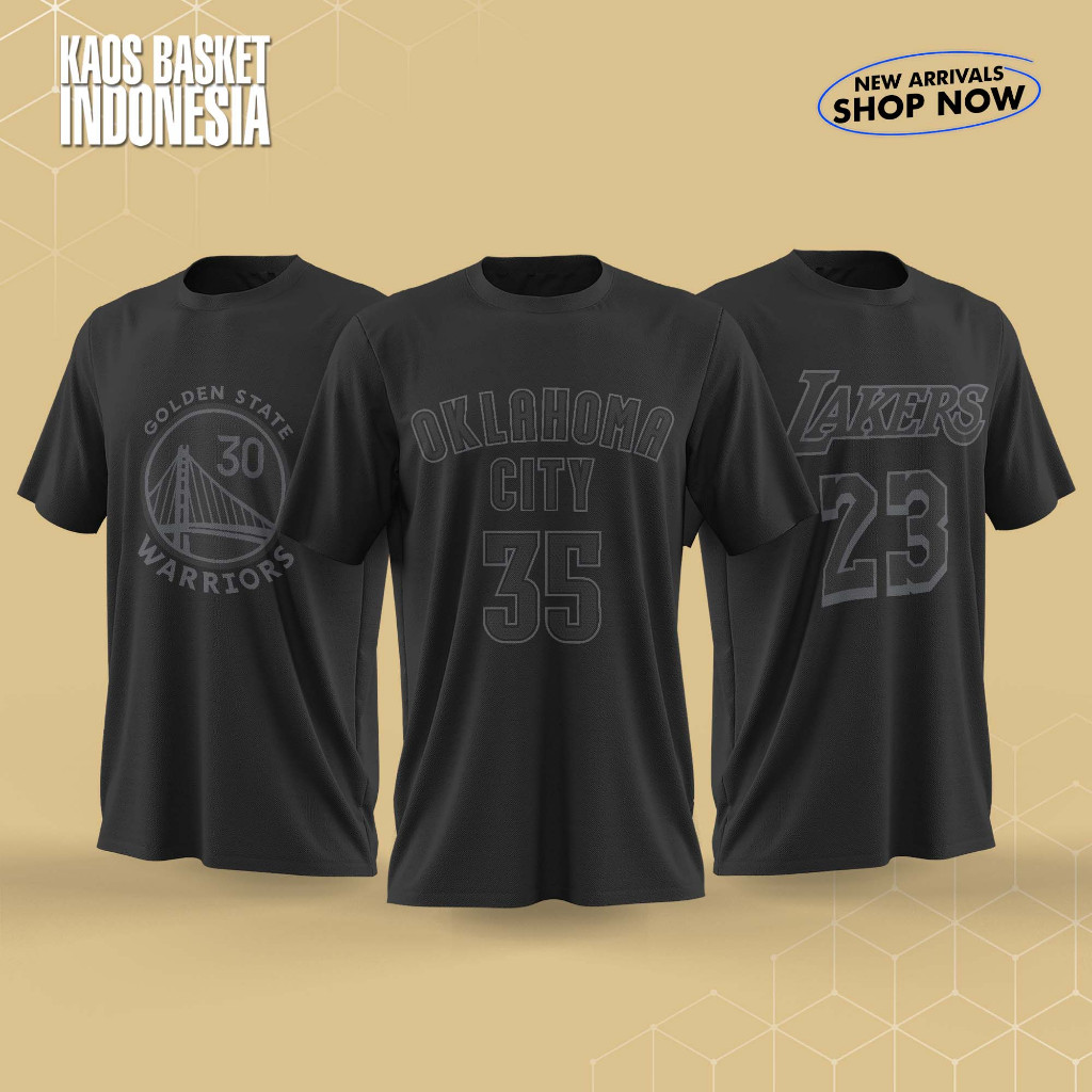 Jual Baju Basket Kaos NBA Tshirt Pria Wanita T shirt Basketball Triple ...
