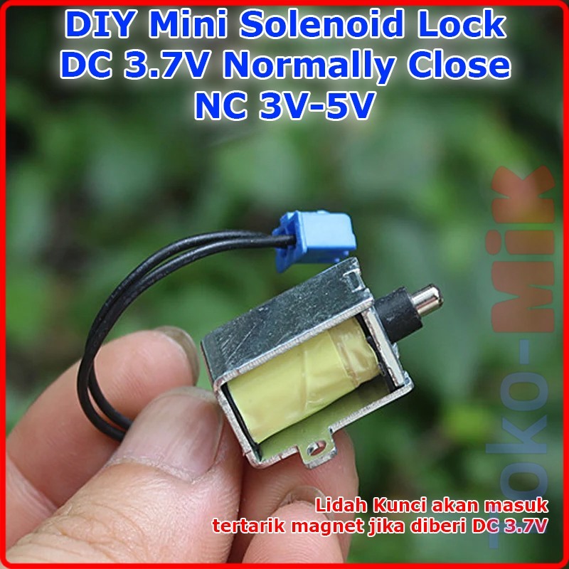 Jual DIY Mini Solenoid Lock Electric Kunci Lemari Kabinet Kecil ...