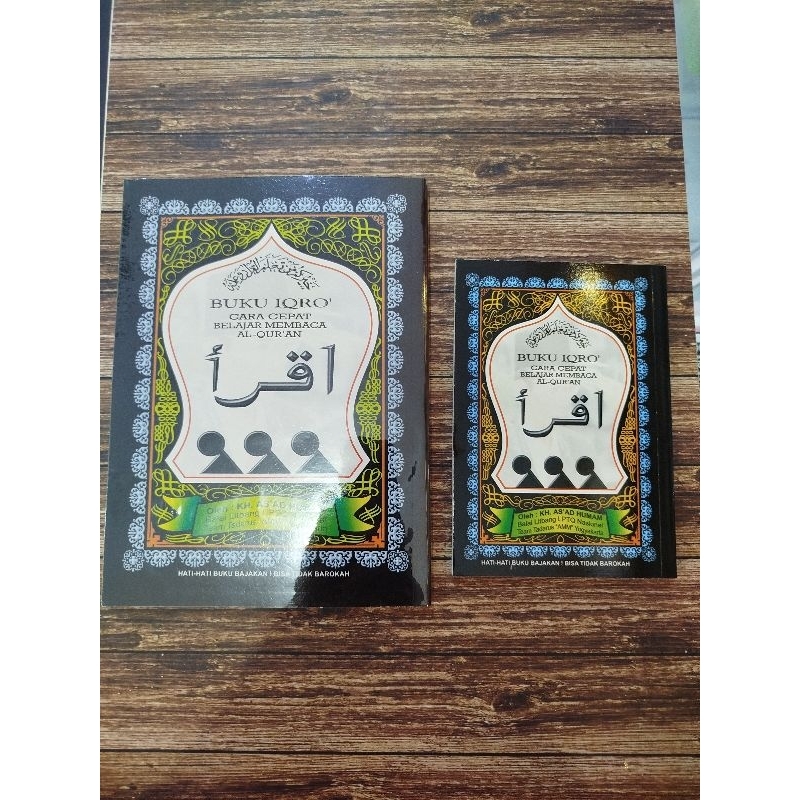 Jual Buku Iqro Hitam jilid 1-6 Besar / Kecil | Shopee Indonesia