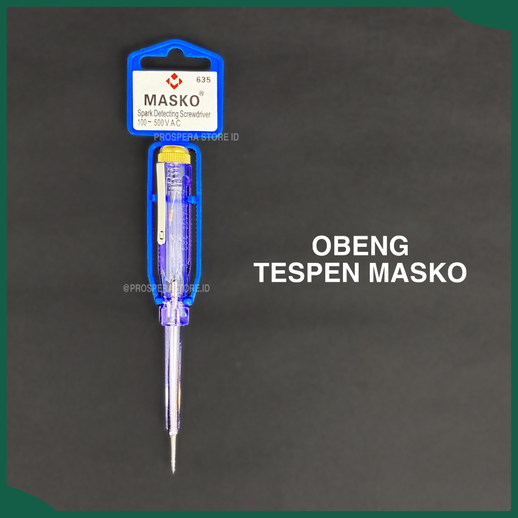 Jual Obeng Tespen MASKO 635 - Obeng Electric Tester / Test Pen Listrik ...