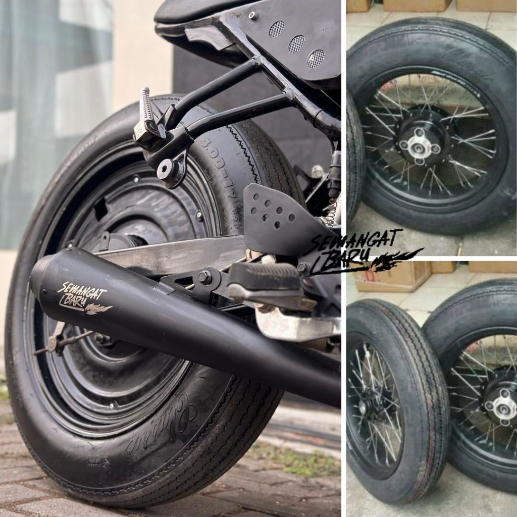 Jual PAKET BAN CLASSIC KLASIK BOBBER JAPSTYLE SUPER JUMBO BAN400 ...