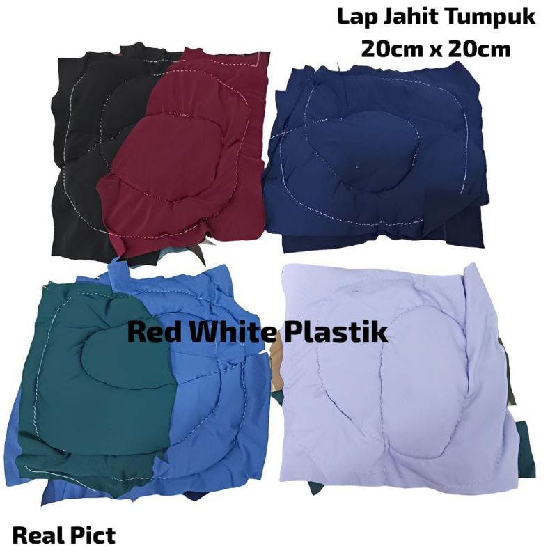Jual Kain Lap Majun Warna JAHIT Lap Tumpuk Warna Ukuran 20x20 Katun Isi ...