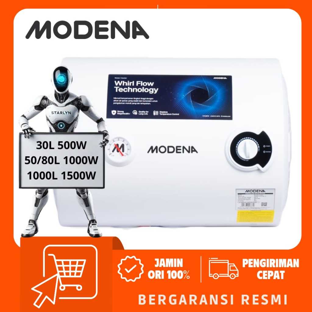 Jual MODENA WATER HEATER LISTRIK HORIZONTAL ES 0301 30L / ES 0501 50L ... Jual MODENA WATER HEATER LISTRIK HORIZONTAL ES 0301 30L / ES 0501 50L ...