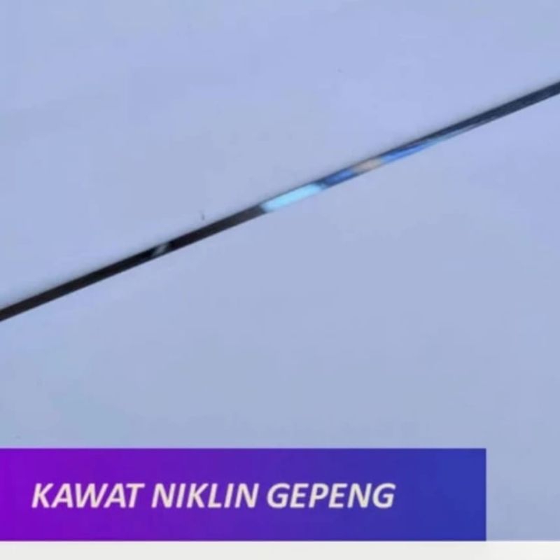 Jual NIKLIN PIPIH | NIKELIN STRIP | KAWAT NIKLIN 0.1x1.25mm | Shopee ...
