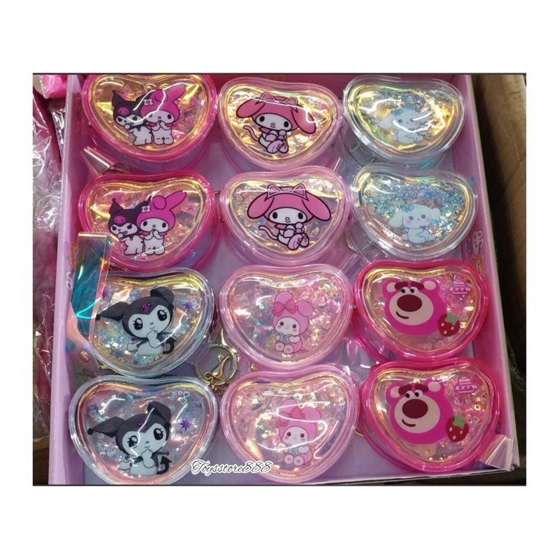 Jual Dompet koin plus gantungan kunci Air Gliter premium sanrio/PCS ...