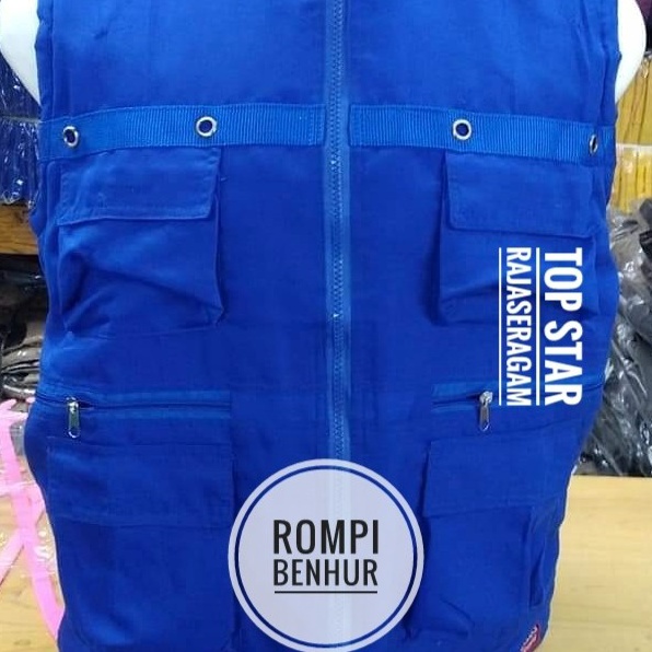 Jual Best Rompi Vest PDH Kerja Komunitas PDL Proyek Bordir Lapangan ...