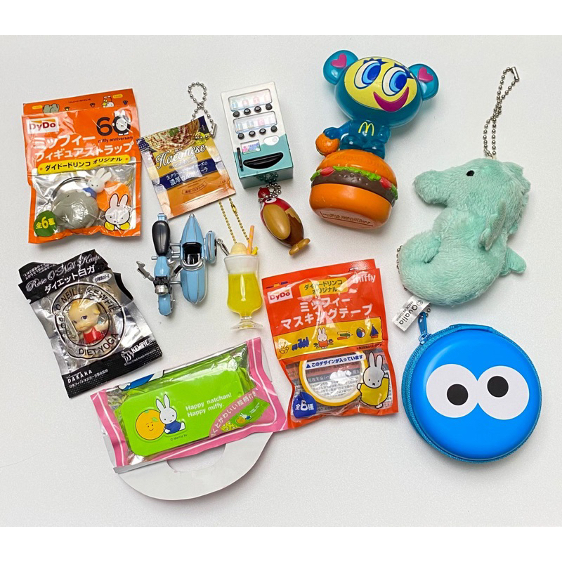 Jual Various Trinket Gotochi Kewpie Yoga Miffy Keychain Miffy Tape ...