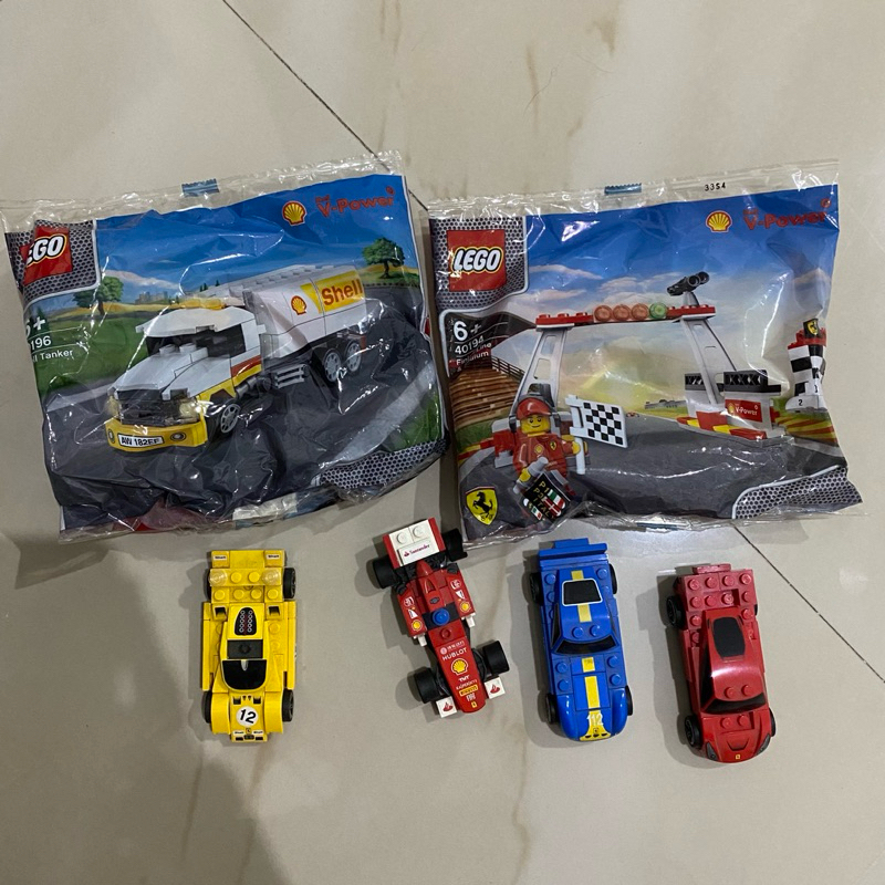 Jual Lego Polybag Shell Pom Bensin & Mobil Ferrari | Shopee Indonesia