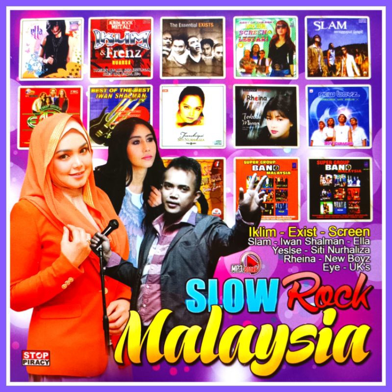 Jual Kaset MP3 Audio Musik 150 Lagu Slow Rock Malaysia Campuran Album Abadi Pilihan Terpopuler ...