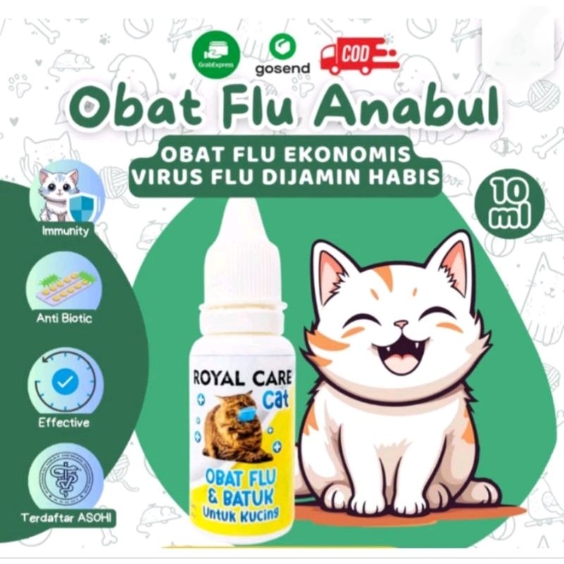 Jual Obat Flu dan Batuk Kucing ROYAL CARE 10ml | Shopee Indonesia