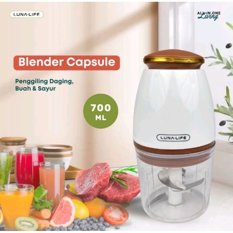 Jual BLENDER CAPSULE LUNALIFE 700ML /blender daging kecil /blender ...