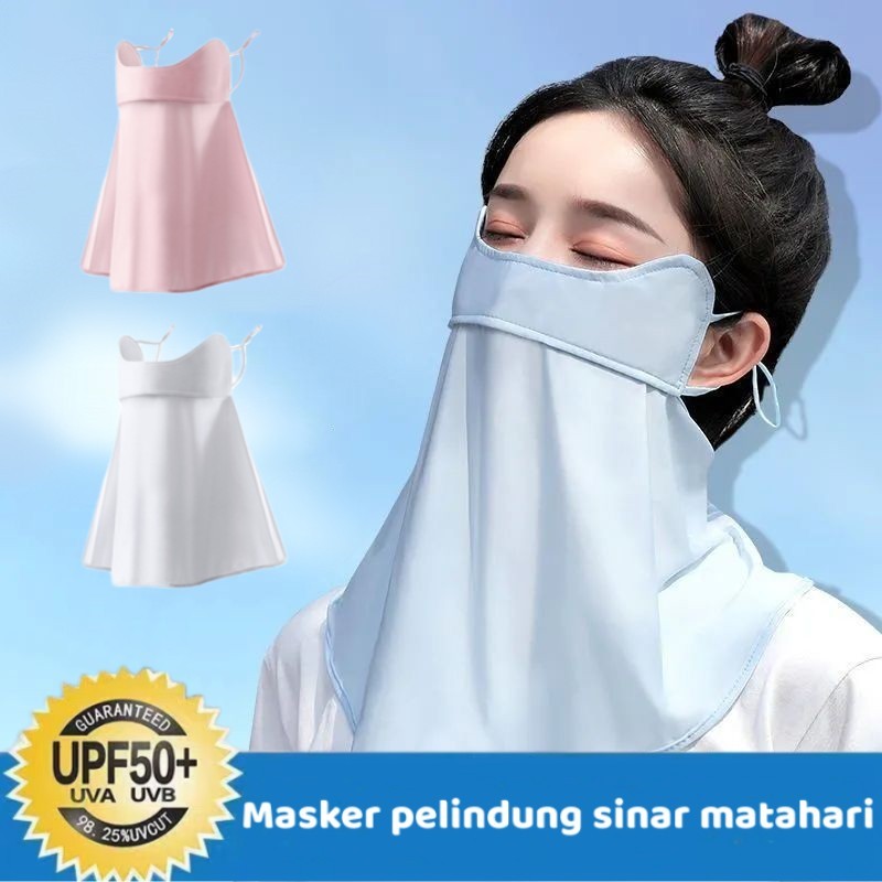 Jual Masker penutup wajah dan leher pelindung matahari anti ultraviolet UPF50+ Outdoor topeng ...
