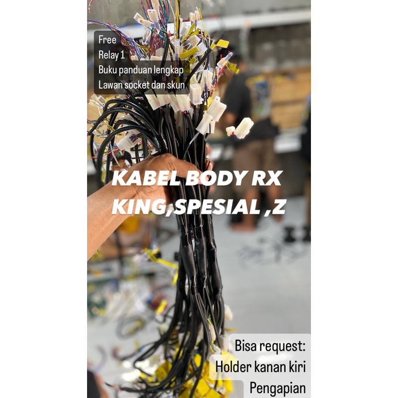 Jual KABEL BODY RX KING ,SPESIAL ,Z RINGKESAN SIMPEL RELAY 1 | Shopee ...