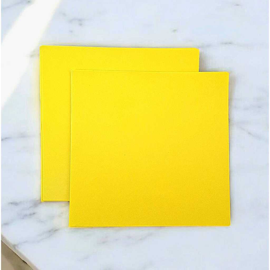 Jual Kertas Origami Kuning - Isi 20 Lembar | Shopee Indonesia