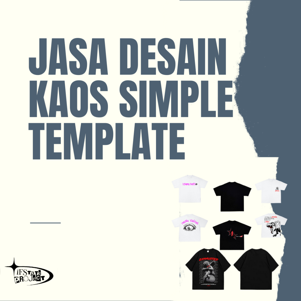 Jual JASA DESAIN KAOS SIMPLE TEMPLATE | Shopee Indonesia