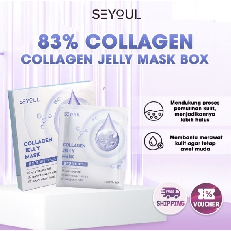 Jual SEYOUL COLLAGEN JELLY MASK(1Lembar).MADE IN KOREA. | Shopee Indonesia
