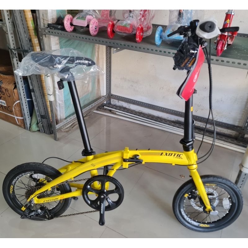 Jual Sepeda Lipat 16 inch EXOTIC EXPLORE 10.0 By PACIFIC ( FRAME ALLOY ...