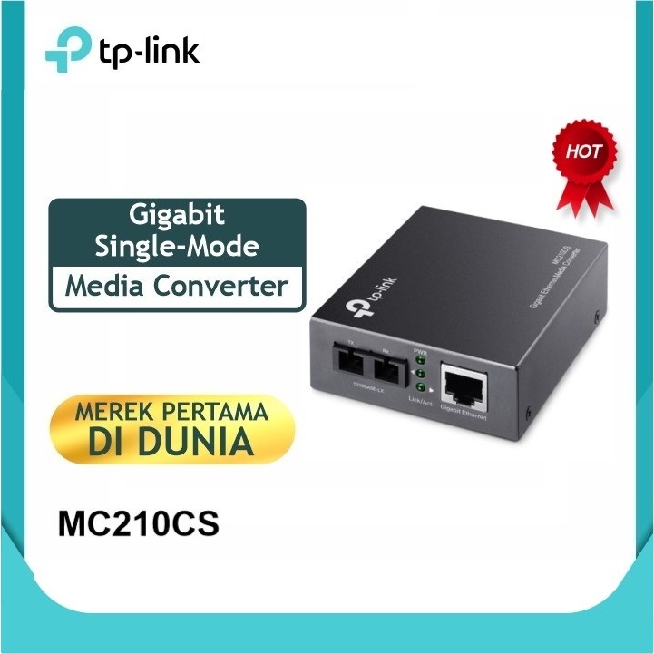Jual TP-LINK MC210CS GIGABIT ETHERNET SINGLE-MODE MEDIA CONVERTER | Shopee Indonesia