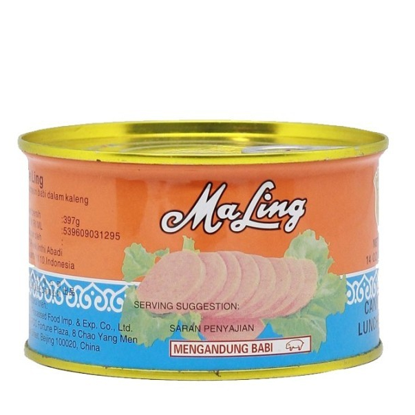 Jual Ham Maling Daging Babi Luncheon Meat 397gr | Shopee Indonesia