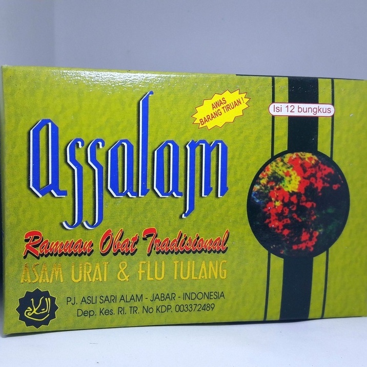 Jual Assalam Kapsul Original Obat Asam Urat Nyeri Sendi dan Flu Tulang ...