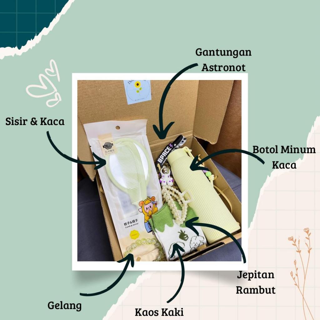 Jual GIFT BOX Kaca Rias dan Botol Kado Ulang Tahun Cewek / Hadiah Gift ...