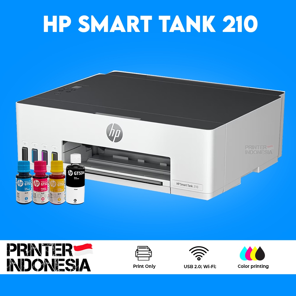 Jual HP Printer Smart Tank 210 Wireless Print Only | Shopee Indonesia