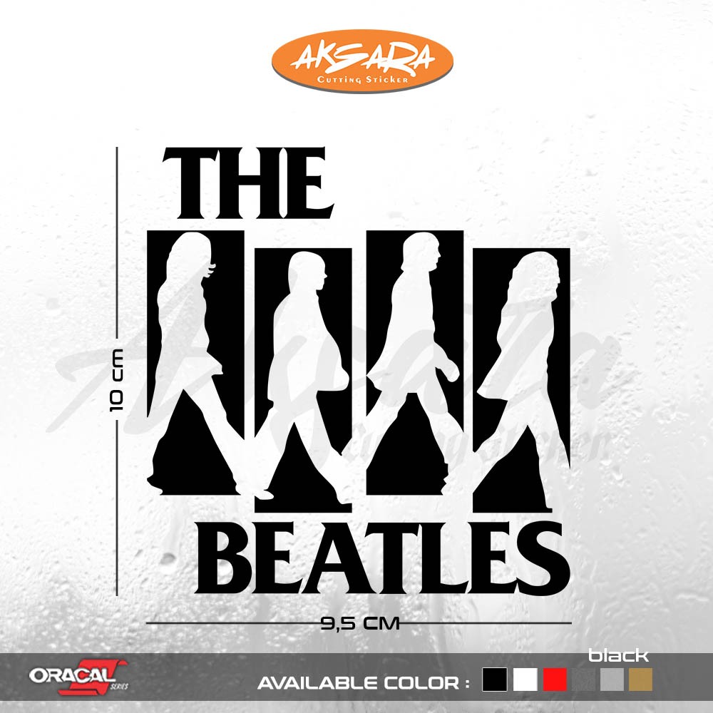 Jual Stiker Cutting The Beatles Abbey Road Silhoutte | Cutting Sticker ...