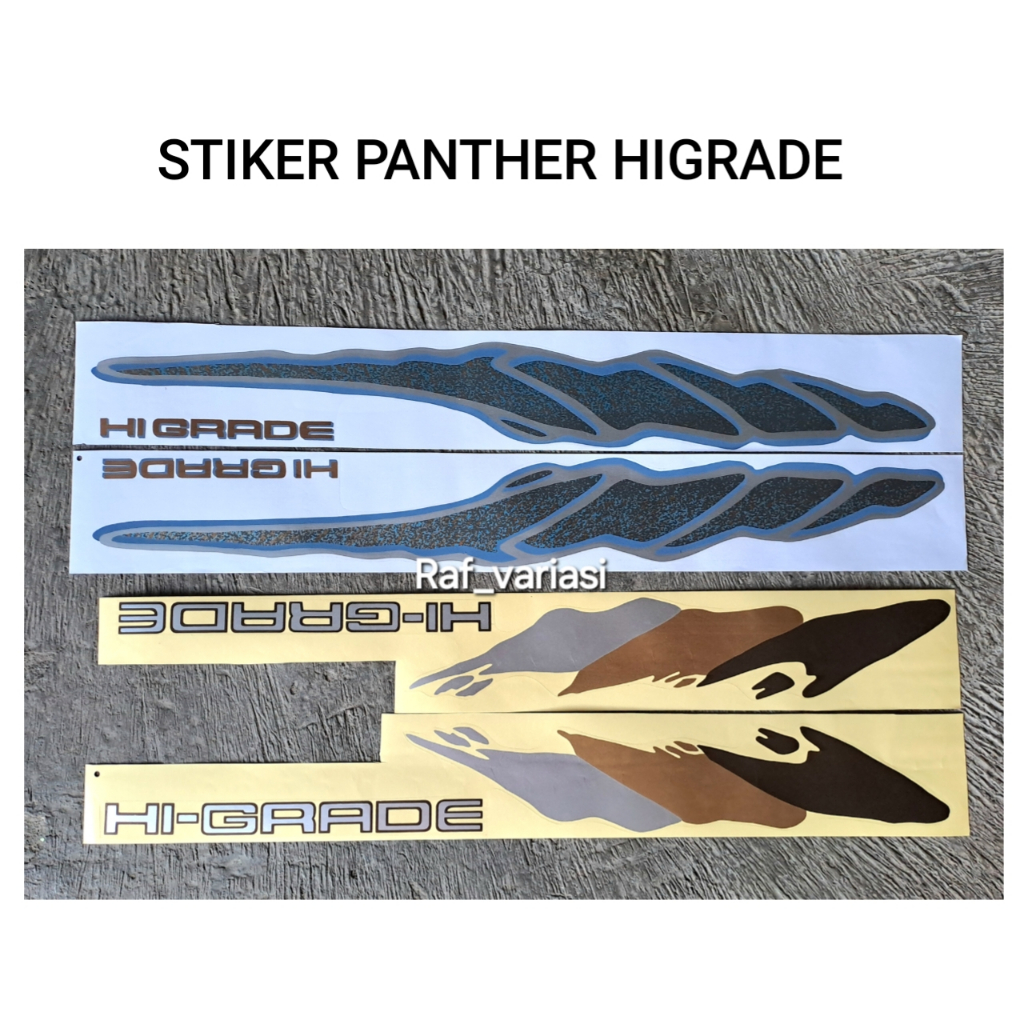Jual Stiker panther Higrade 1set kanan kiri / sticker mobil isuzu ...