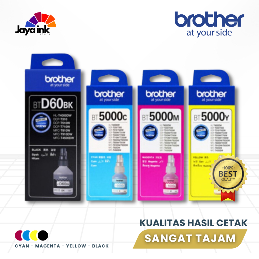 Jual Tinta Refil Brother BT5000 For printer Tipe : DCP - T310 , DCP ...
