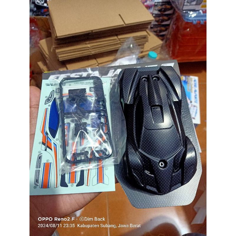 Jual Bodi Tamiya 95658 Body Festa Jaune L Orange Special Carbon Pattern ...