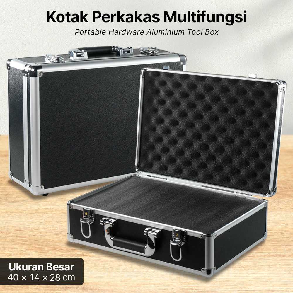 Jual Fnicel Kotak Perkakas Multifungsi Portable Hardware Aluminium Tool Box - Le01 | Shopee ...