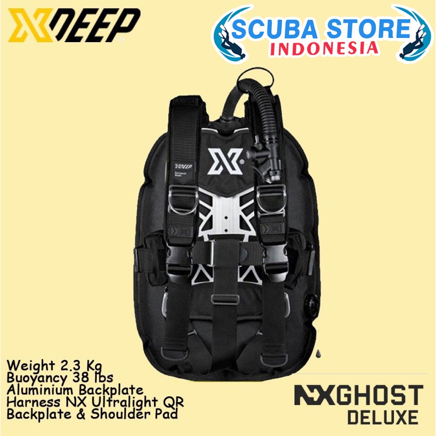 Jual BCD Technical Xdeep NX Ghost Deluxe 38lb Wing Black Ultralight ...
