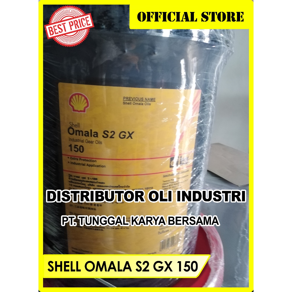 Jual SHELL OMALA S2 GX 150 ( INDUSTRIAL GEAR OIL ) | Shopee Indonesia