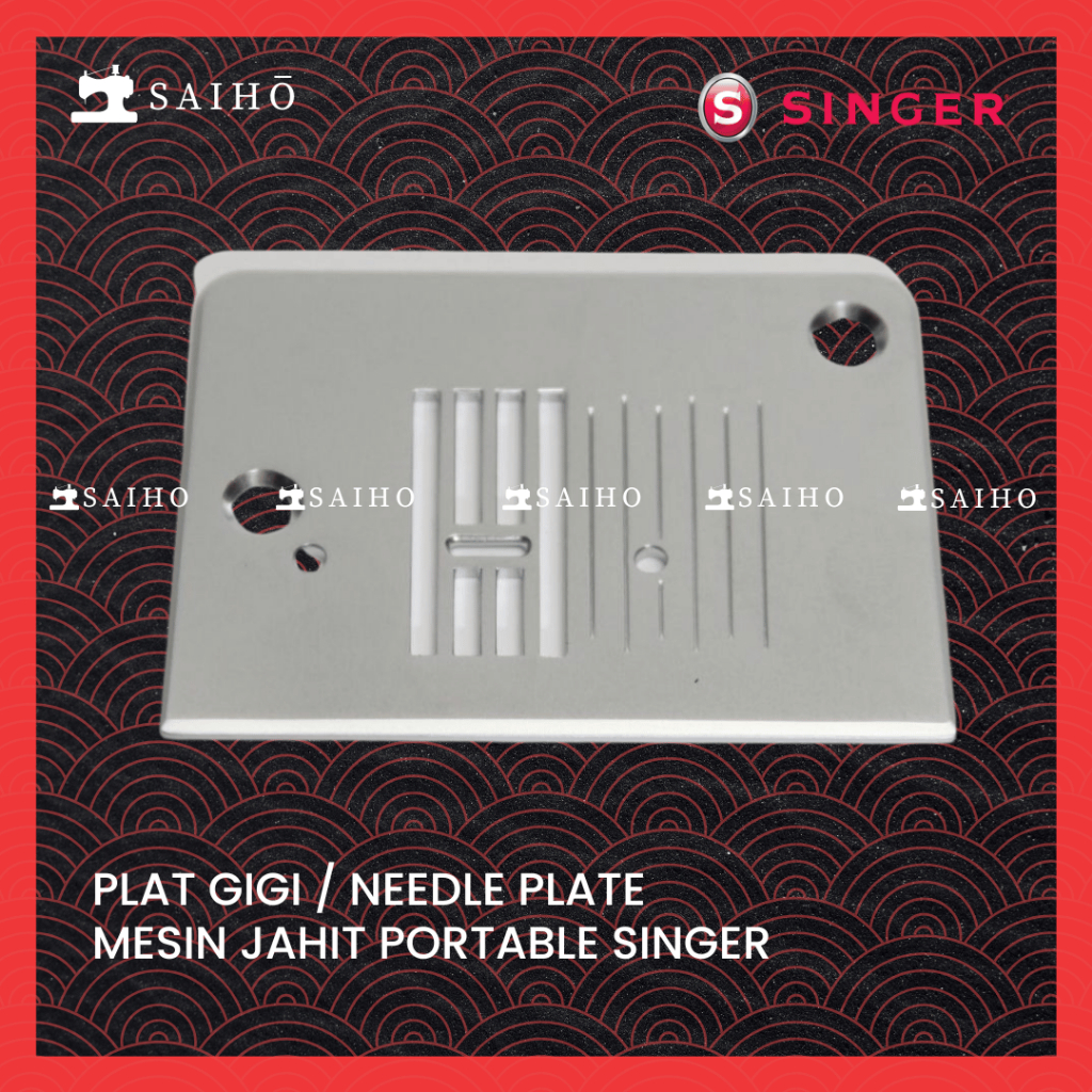 Jual PLAT GIGI / NEEDLE PLATE Mesin Jahit PORTABLE SINGER (Bisa untuk ...