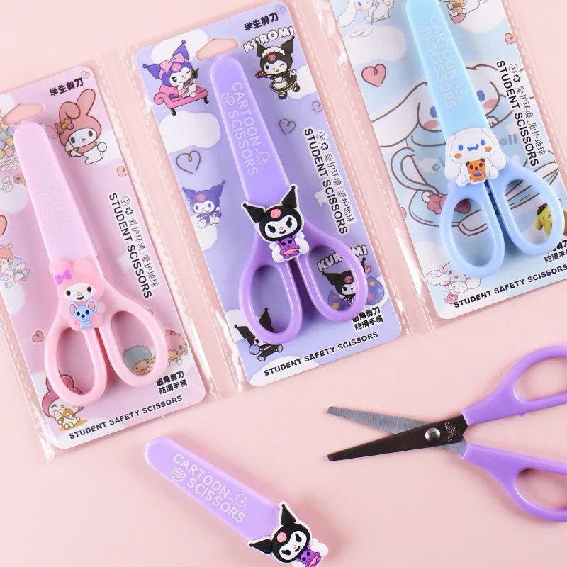 Jual Gunting Anak Tutup Safety Sanrio / Gunting Fancy Mini Karakter ...