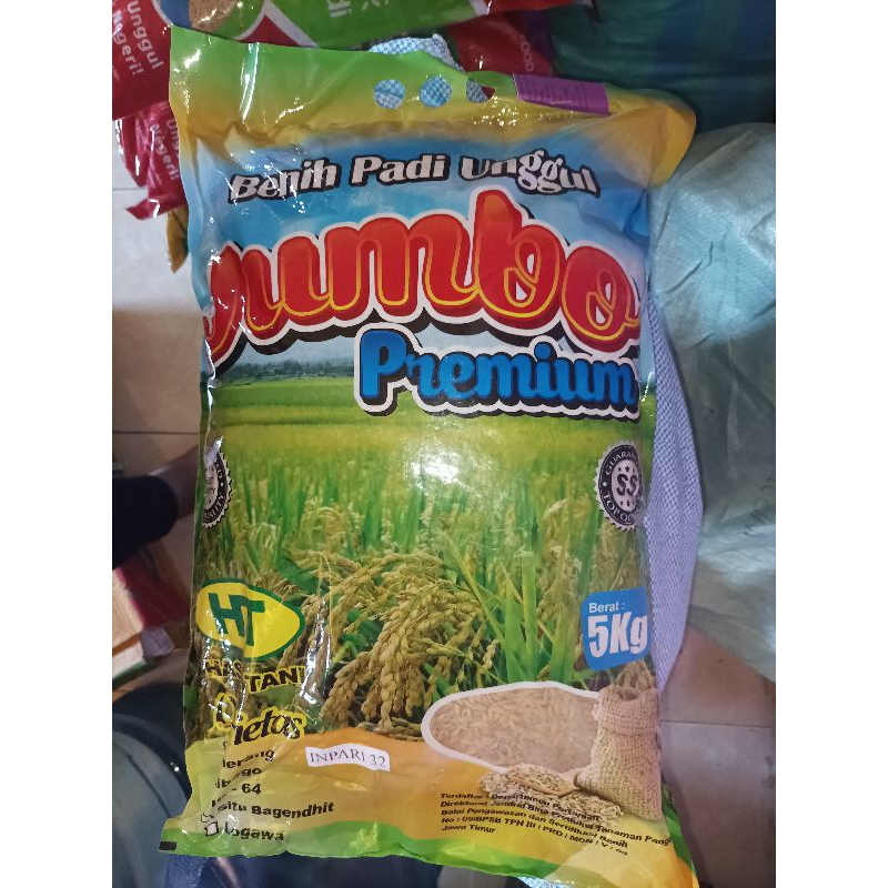 Jual Benih Padi Inpari 32 Jumbo Premium kemasan 5 Kg | Shopee Indonesia