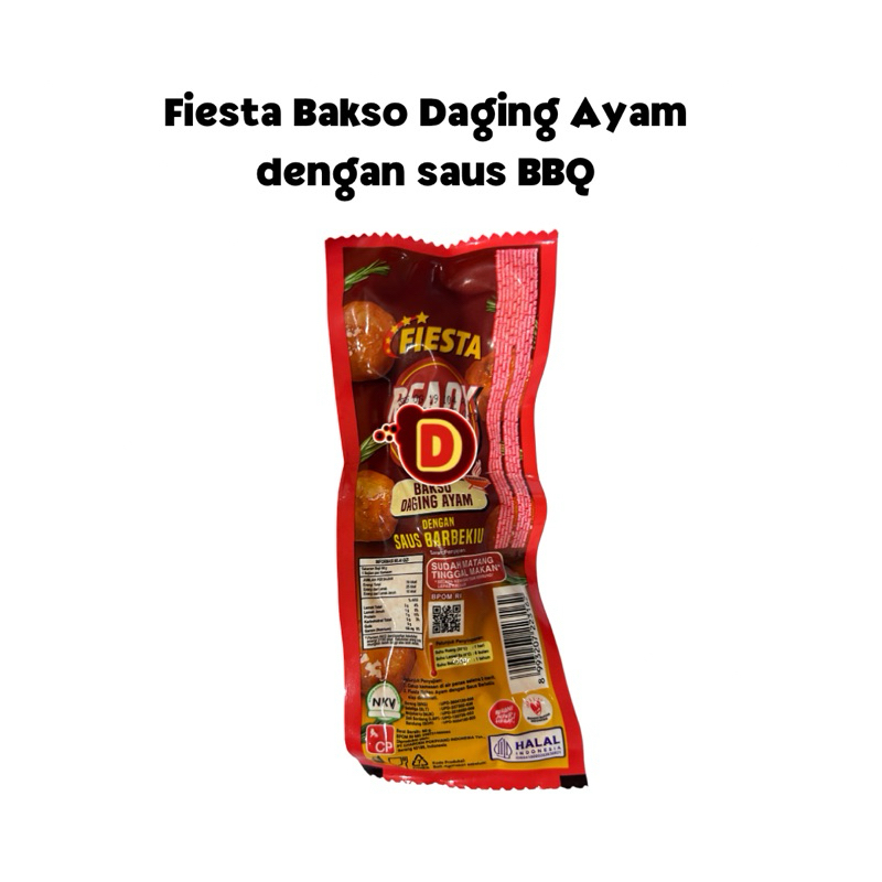 Jual Fiesta ready to go bakso daging ayam saus bbq | bakso | bakso ...