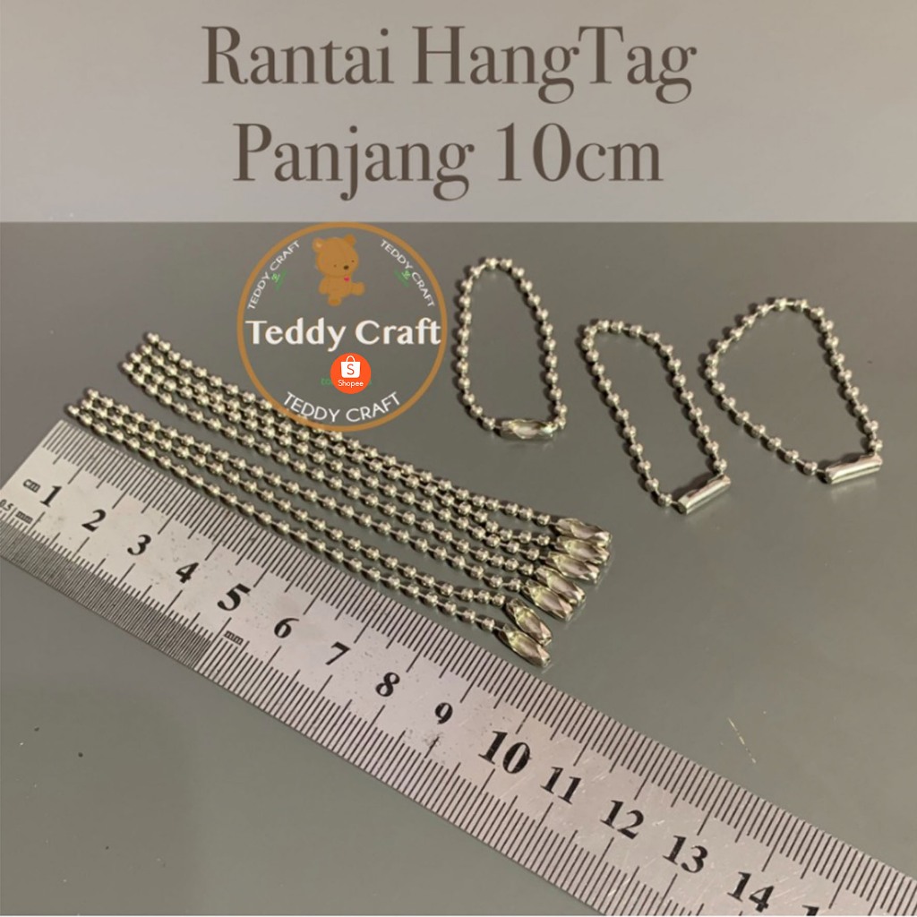 Jual Rantai Kuku Biji Lada Rantai 10cm - Rantai Hang Tag Kartu Ucapan ...