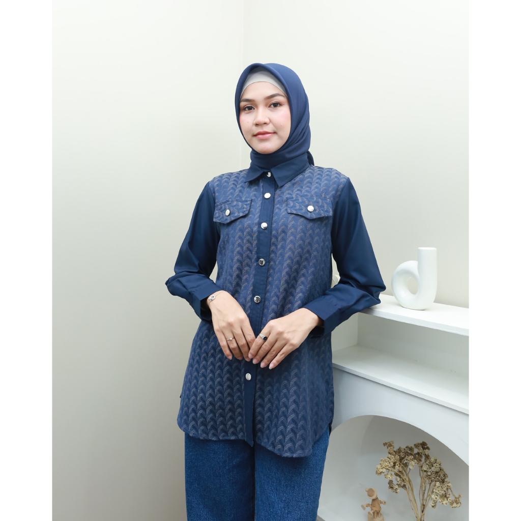 Jual TISA Shirt - Pakaian Wanita Terbaru By Hijab Mamah icis | Shopee ...