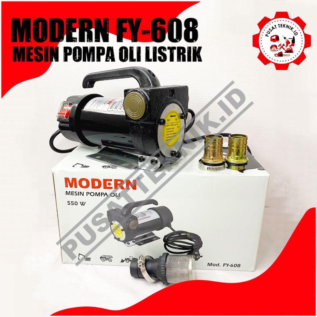 Jual POMPA OLI MODERN FY-608 POMPA OLI LISTRIK AC 220 V FY608 | Shopee ...