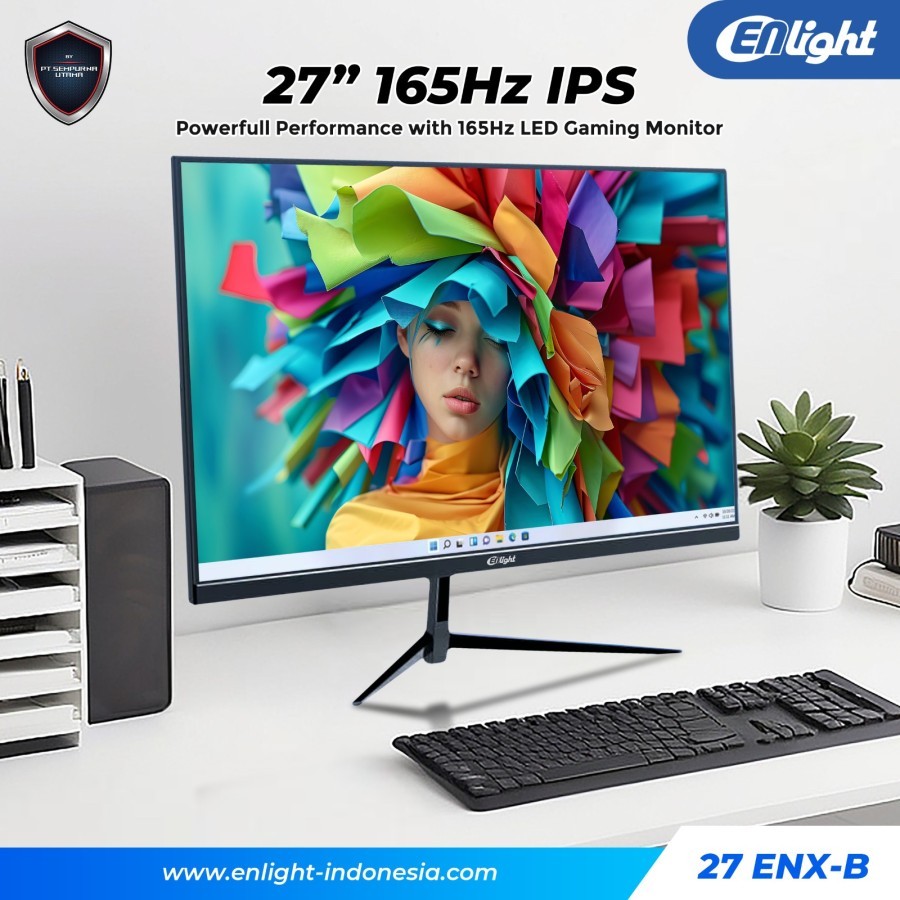 Jual Monitor Enlight LED IPS 27ENX-B - Full HD 27" Inch | Shopee Indonesia