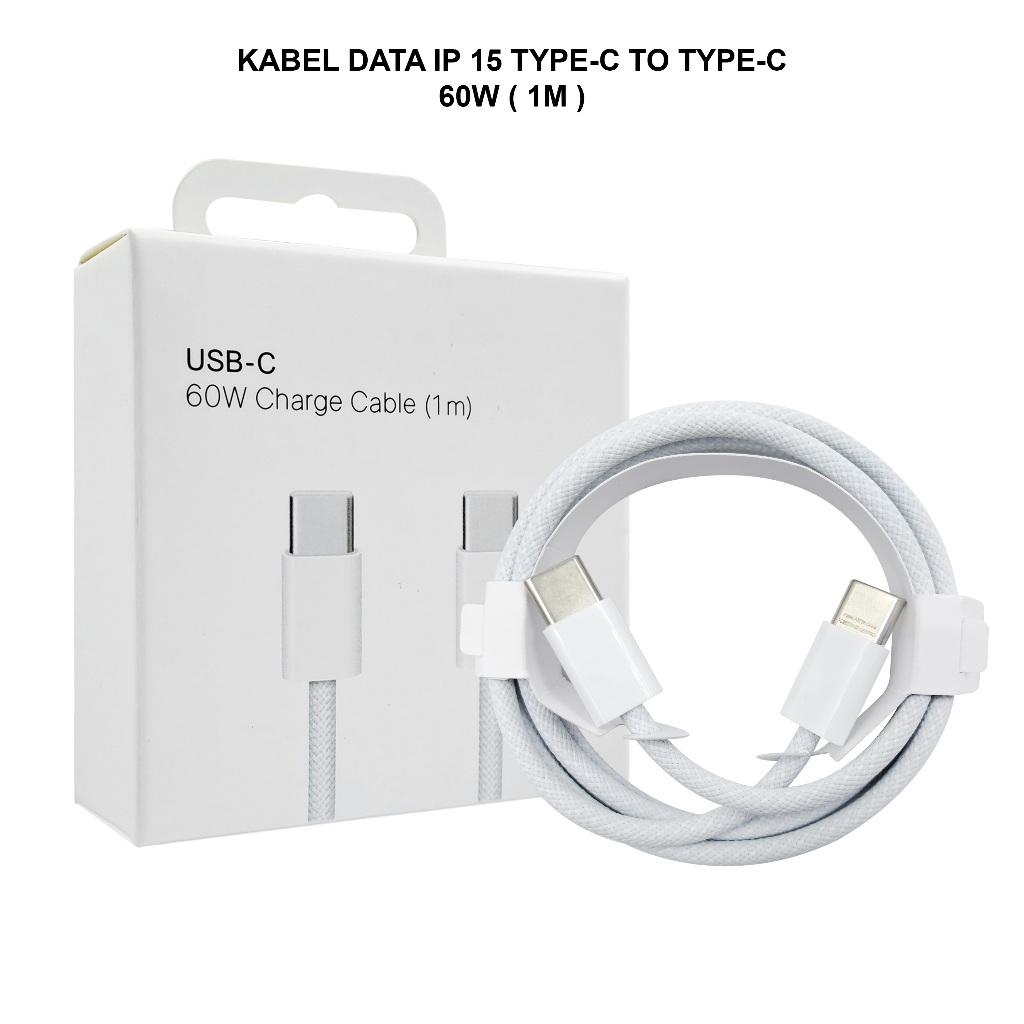 Jual OPP/CPP KABEL DATA TYPE-C IP 15 KABEL DATA IP 15 TYPE-C TO TYPE-C ...