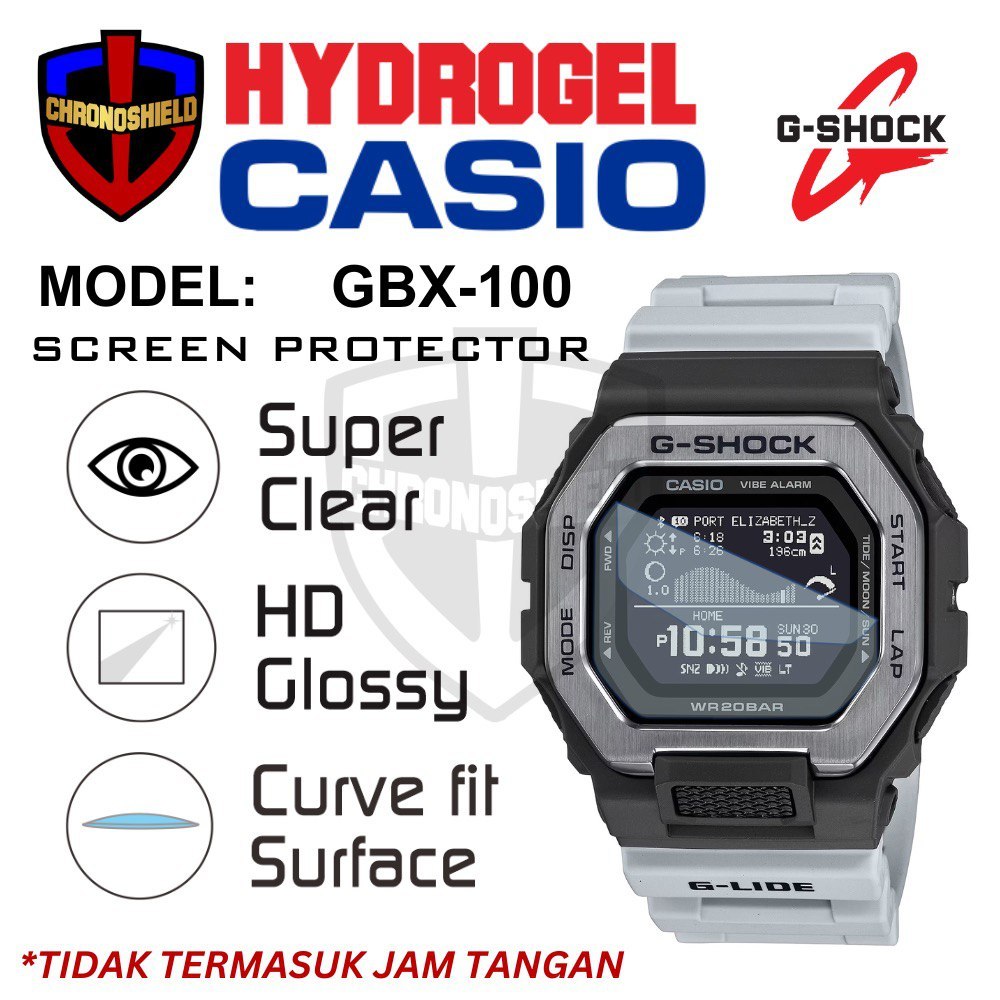 Jual Antigores Jam Tangan Casio G Shock GBX100 GBX 100 Hydrogel | Shopee Indonesia