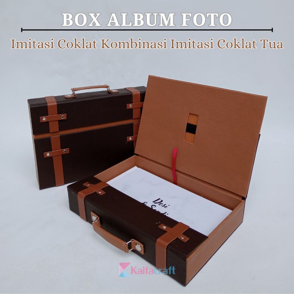 Jual BOX/KOPER KULIT ALBUM FOTO 30CM X 20CM | TEMPAT MENYIMPAN ALBUM ...