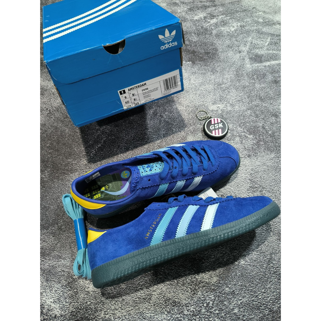 Jual Adidas Amsterdam City Series Royal Blue Original | Shopee Indonesia